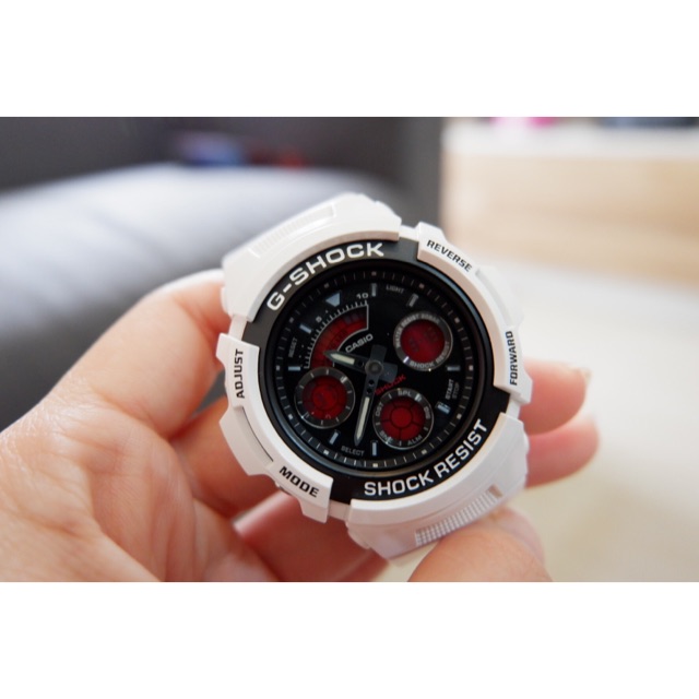 Casio G-Shock white สีขาว Shock Resist | Shopee Thailand