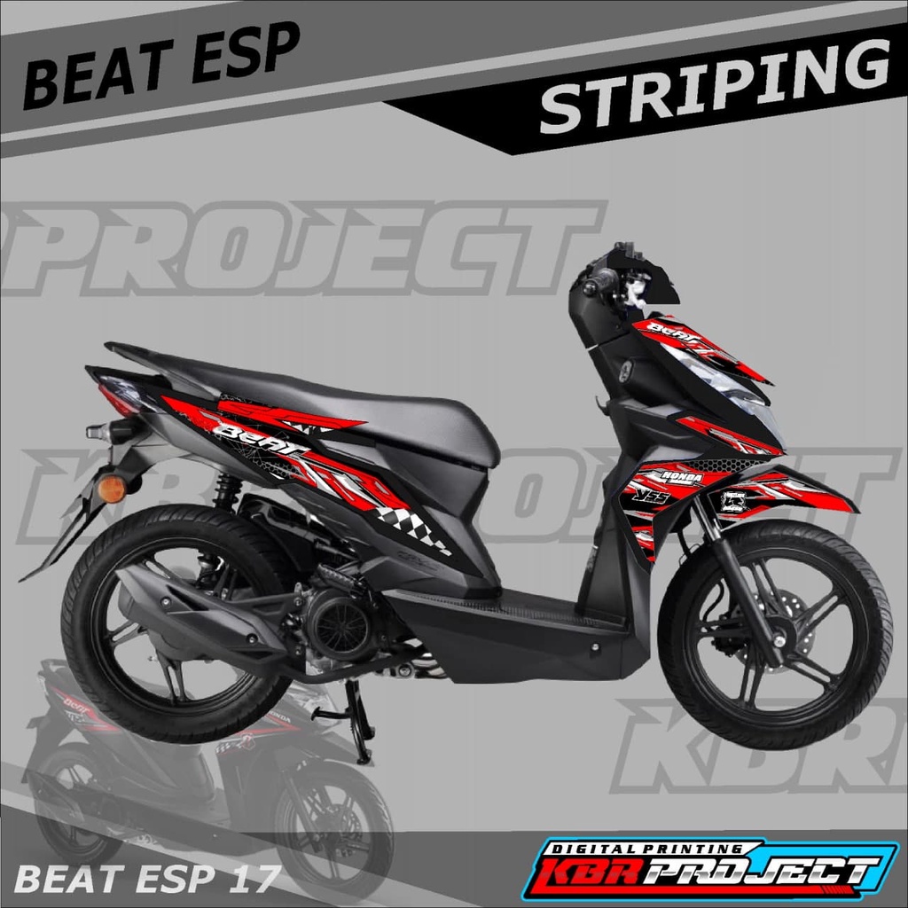 สติ๊กเกอร์ BEAT ESP STRIPING - สติ๊กเกอร์ BEAT ESP STRIPING .17 ...