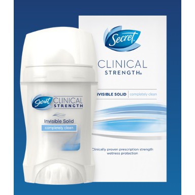 Secret Clinical Strength Invisible Solid completely clean | Shopee Thailand