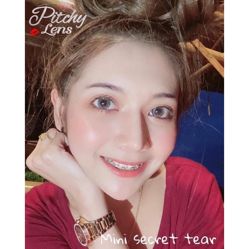 คอนแทค mini secret tear gray | Shopee Thailand