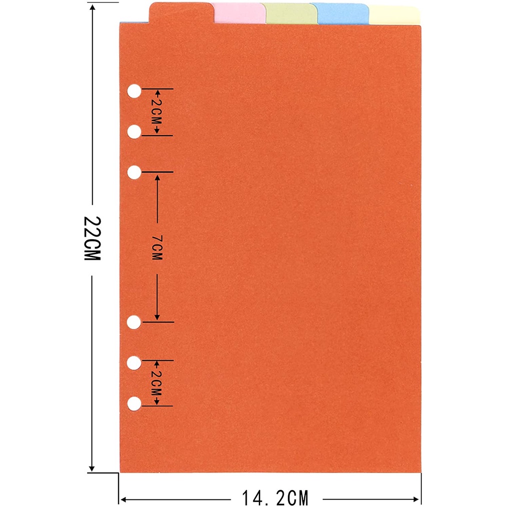 สมุดโน้ตไดอารี่ ขนาด A5 A6 A7 B5 A4 6 รู | Shopee Thailand