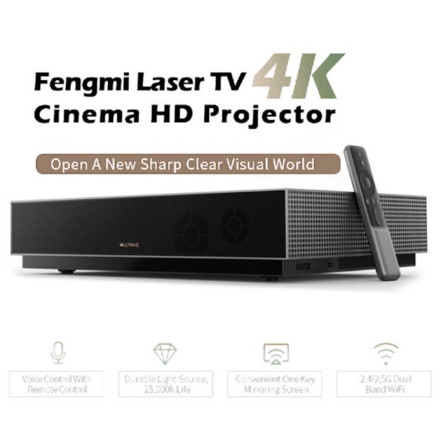 Xiaomi Fengmi 4K Cinema Laser Projector (Version ใหม่ ปี 2020 ...