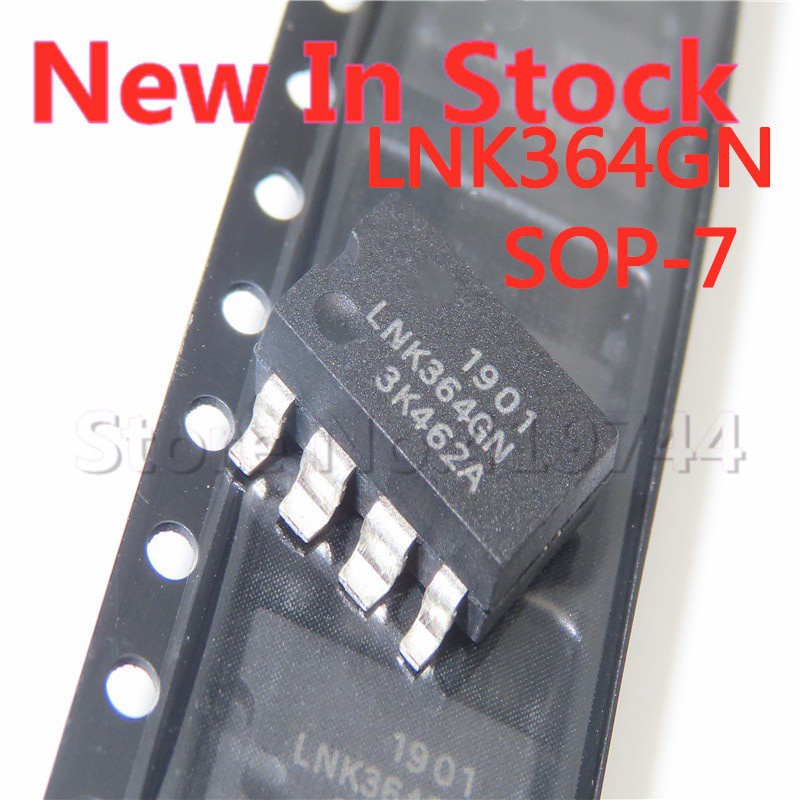 5 ชิ้น/ล็อต LNK364GN LNK364 SOP-7 การจัดการสวิตช์ไฟ SMD IC ใหม่ IC ...