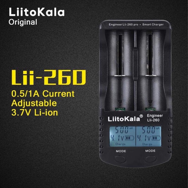 เครื่องชารจ์อัจฉริยะ Liitokala Lii-260 | Shopee Thailand
