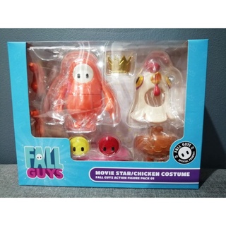 มือสอง FALL GUYS Action Figure pack 01- Movie Star/Chicken Costume ...