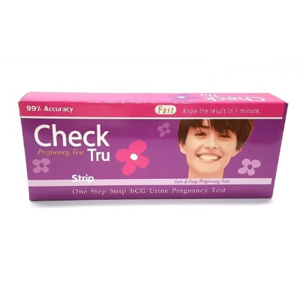 Check Tru Pregnancy test ชุดทดสอบ การตั้งครรภ์ แบบจุ่ม จำนวน 1 ชุด ...