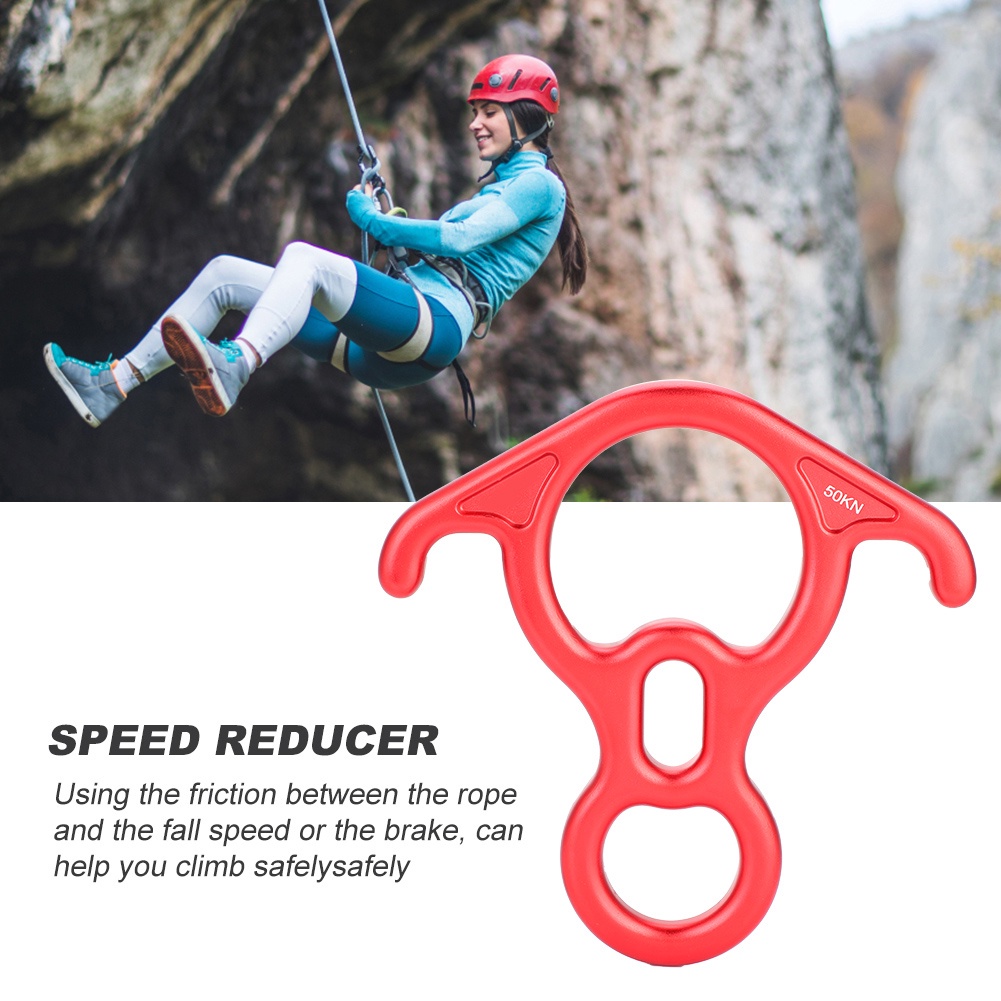 50KN Figure 8 Word Rope Descender แหวนเชือกสําหรับใช้ในการปีนหน้าผา ...