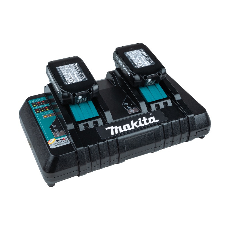 MAKITA DC18RD (196933-6) : อุปกรณ์ชาร์จแบตเตอรี่ 18V [ ชาร์จคู่ ...