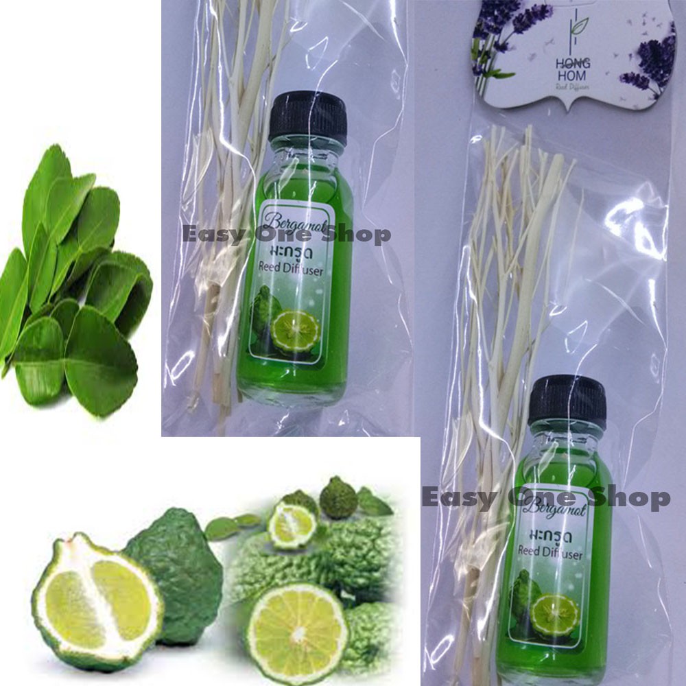 Hong Hom น้ำหอมระเหยปรับอากาศ กลิ่นมะกรูด ขนาด 15 ml พร้อมก้านไม้ จำนวน ...