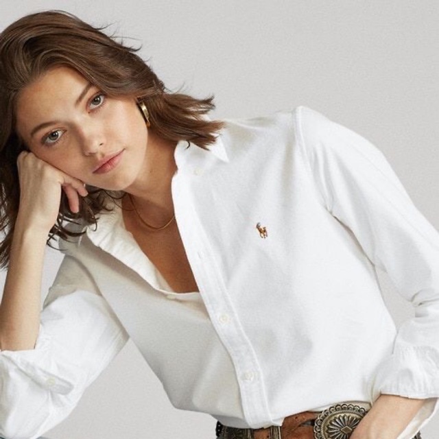 ส่งต่อ เสื้อเชิ้ต Polo Ralph Luaren size 14 ผ้า oxford ใส่ครั้งเดียว ...