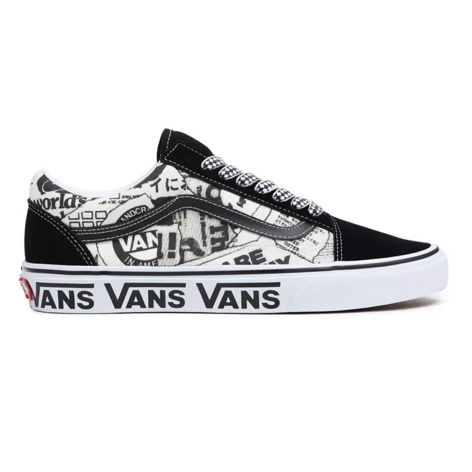 VANS Old Skool - VANS Collage Black VN0A5JMIBZW รองเท้าแวน แท้ 100% โดย ...