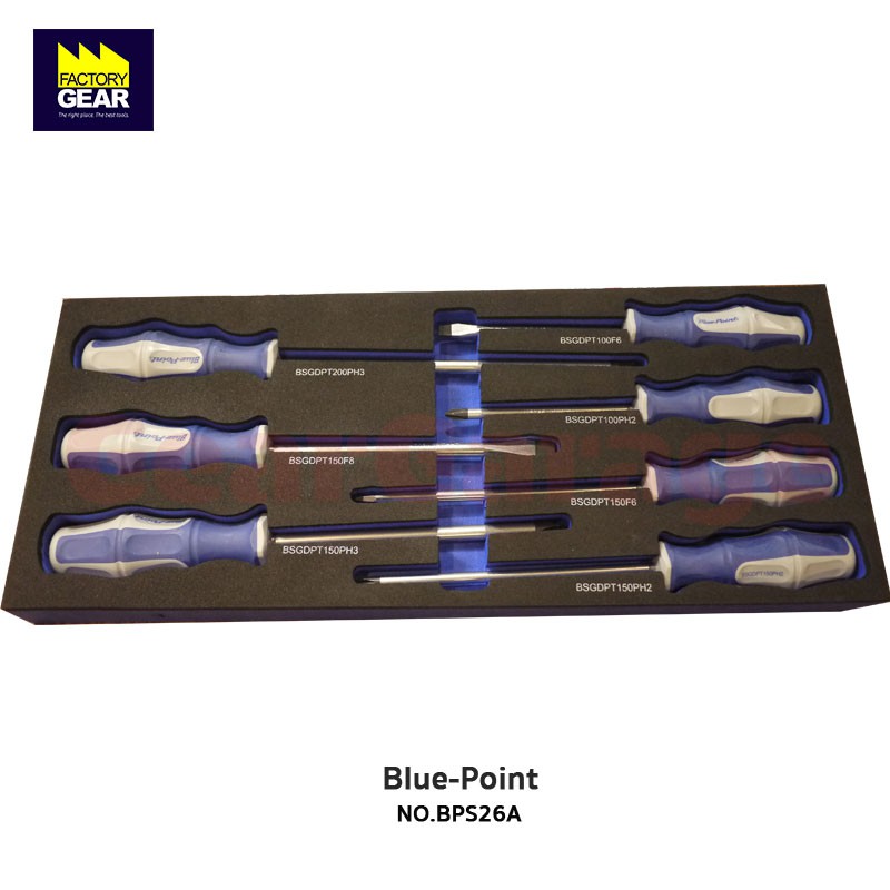 ชุดถาดโฟม ไขควงตอก BLUE-POINT NO.BPS26A Pass-Thru Screwdriver Set ...