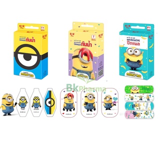Plaster Minion ผ้าก๊อซปิดแผล พลาสเตอร์ยา ลายการ์ตูน มินเนี่ยน พลาสเตอร์ ...