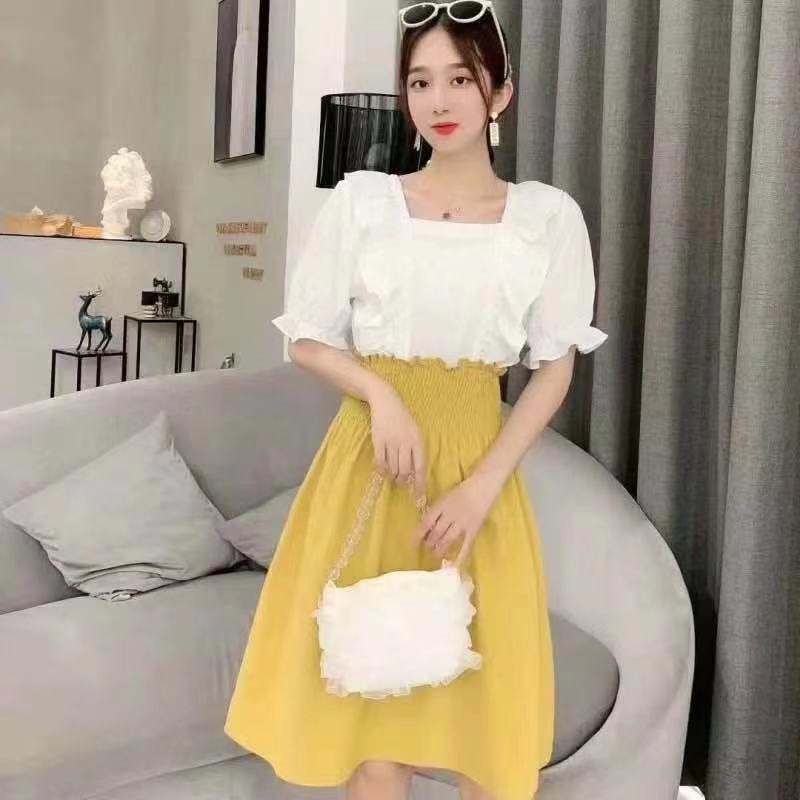 💕*Miki-Shop *🔥กระโปรงแฟชั่น ชุดเดรสสั้น น่ารักมาก 2070 | Shopee Thailand