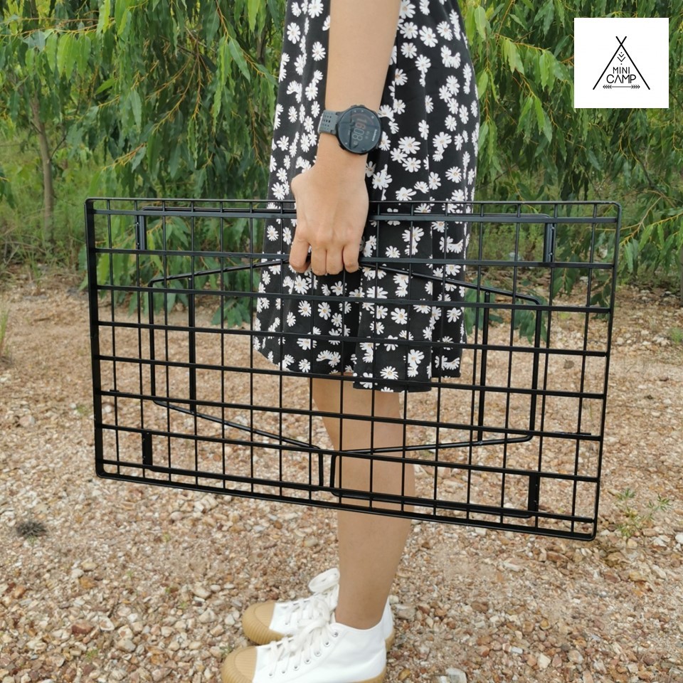โต๊ะตะแกรงเหล็ก Camping Moon | Shopee Thailand