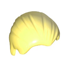 ชิ้นส่วนเลโก้ Lego Part Minifigure, Hair Combed Front to Rear (92081 ...