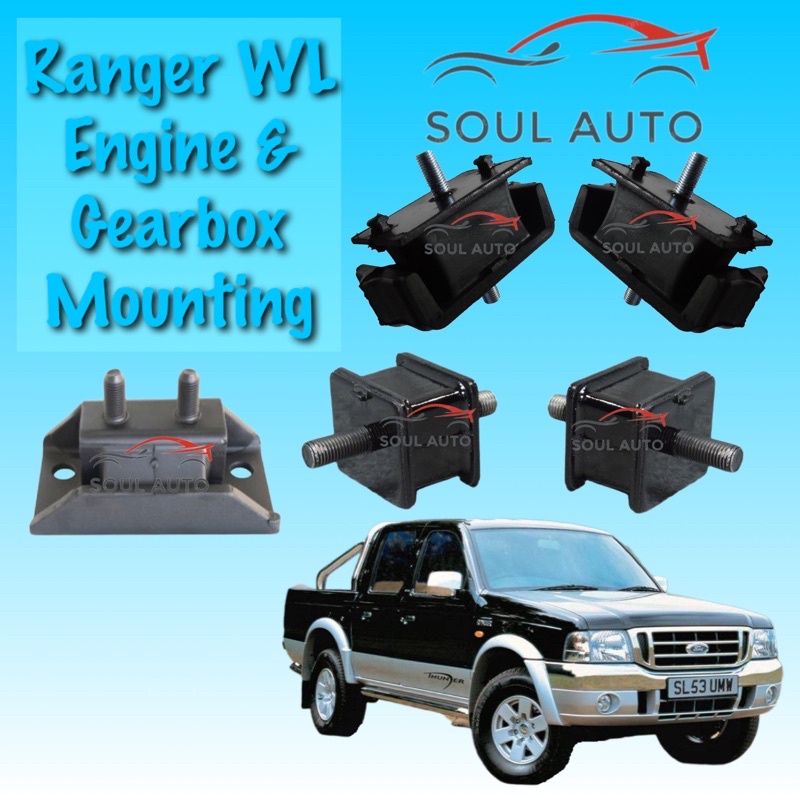 เครื่องยนต์ Ford Ranger WL 4wd และกล่องเกียร์ ปี 1999-2005 | Shopee ...