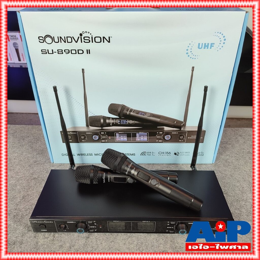 ฟรีค่าส่ง SOUNDVISION SU-890D-II/HT ไมค์ลอยถือคู่ ย่าน UHF SU 890 D II/HT SU890D II/HT SU 890DII ...