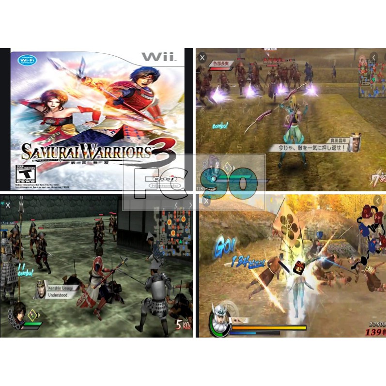 แผ่นเกม Sengoku Musou Samurai Warriors 3 [Wii] แผ่นแท้ มือสอง สภาพดี มี ...
