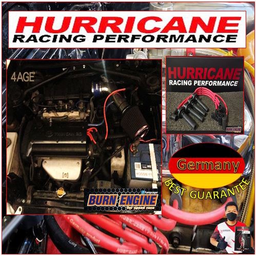 สายหัวเทียนแต่ง TOYOTA 4age 20v. Hurricane Ignition Wire 9.9 mm. สินค้า ...