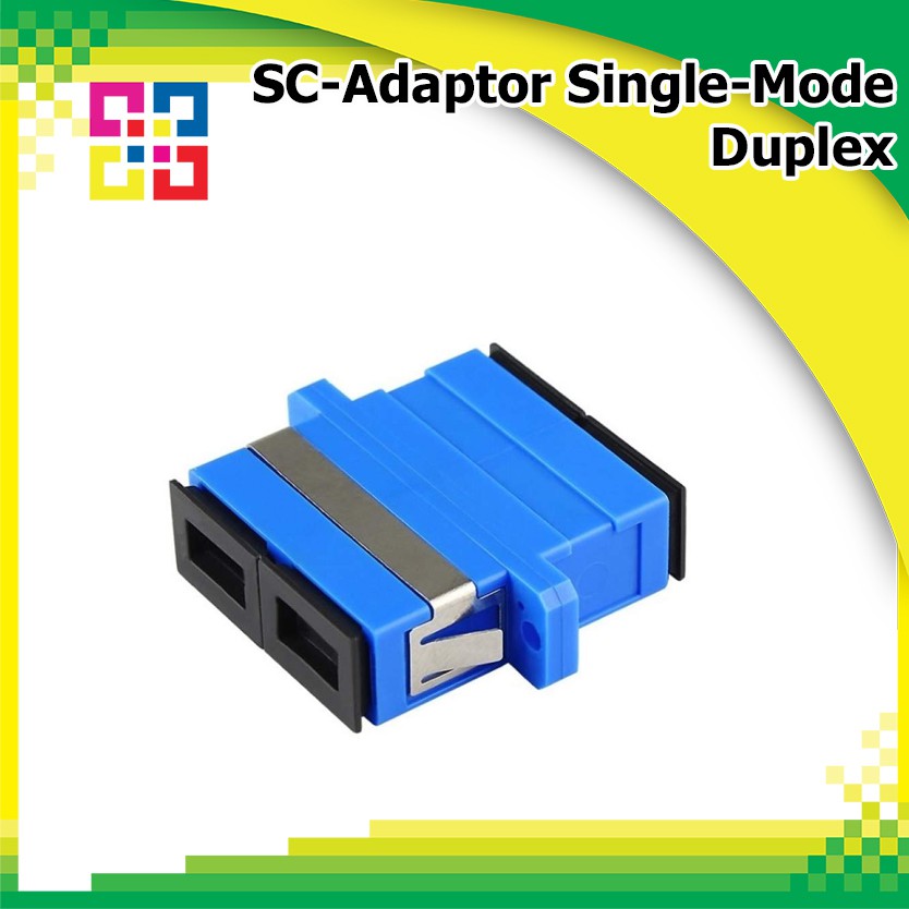ข้อต่อกลางไฟเบอร์ออฟติก SC-Adaptor Single-mode, Duplex - BISMON 6อ้น/แพ็ค | Shopee Thailand