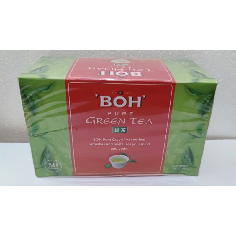 BOH Green tea 25/50 teabagsชาเขียว 25/50 ถุงชา | Shopee Thailand