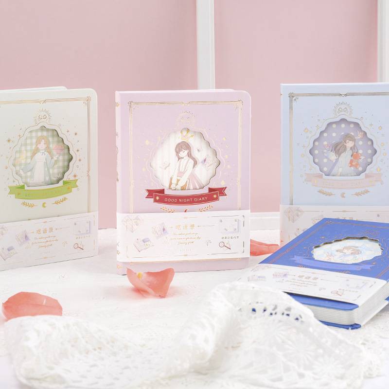 (พร้อมส่ง)สมุดไดอารี่ สมุดโน๊ต รุ่น Good night diary ขนาด 13×18 ซม. ...