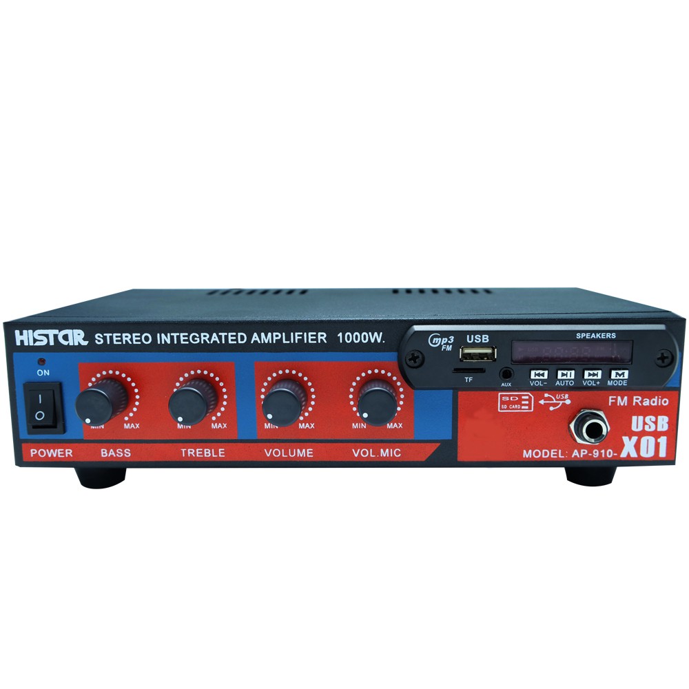 HISTAR เครื่องขยายเสียง รุ่น X01 Series รองรับ USB TFcard ไมโครโฟน | Shopee Thailand