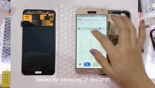 อะไหล่หน้าจอสัมผัส LCD แบบเปลี่ยน สําหรับ Samsung Galaxy J7 Core J7 Nxt J7 Neo J701 SM-J701F ...