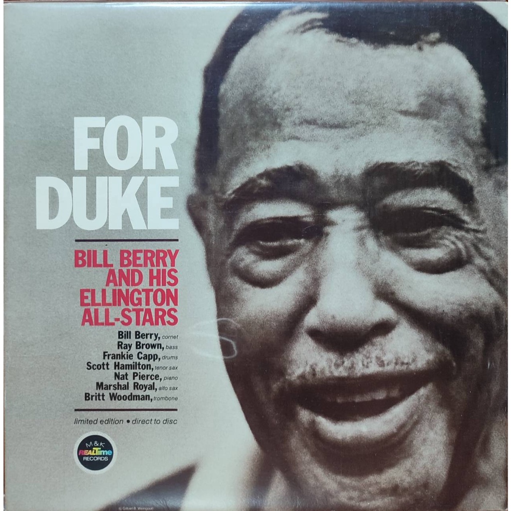 แผ่นเสียง Bill Berry And His Ellington Allstars "M&K Realtime" | Shopee ...
