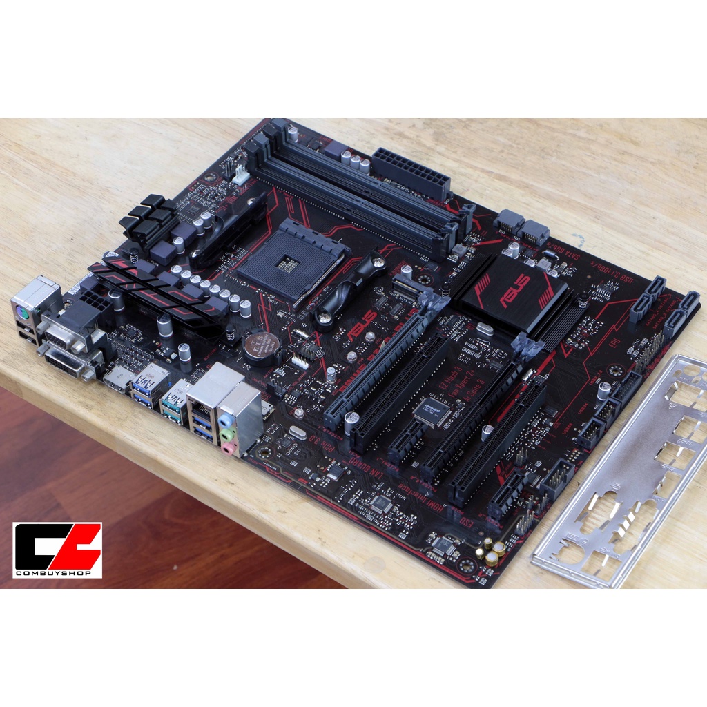 MB AMD AM4 ASUS PRIME B350-PLUS [ รองรับ CPU AMD RYZEN ทุกรุ่น ตั้งแต่ ...