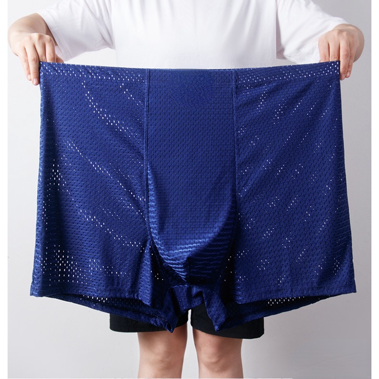 กางเกงบ็อกเซอร์ ผ้าเรยอน และผ้าเรยอน เอวสูง ระบายอากาศ แห้งเร็ว ขนาดใหญ่ 8XL 9XL 10XL 11XL 12XL ...