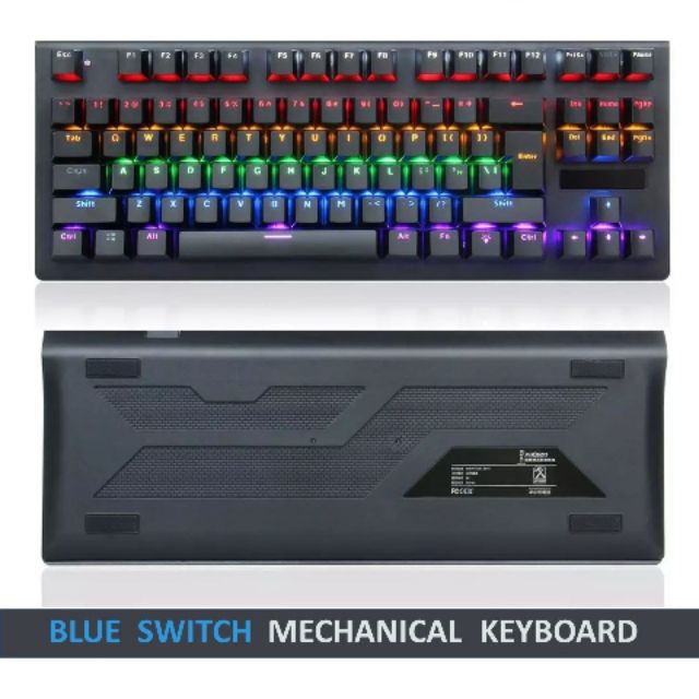 MECHANICAL BLUE SWITCH KEYBOARD (Mechnical แท้) | Shopee Thailand