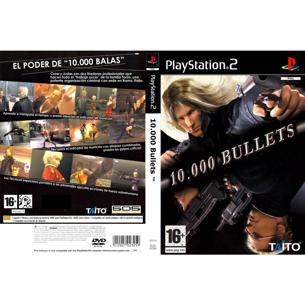 แผ่นเกมส์ PS2 10.000 Bullets คุณภาพ ส่งไว (DVD) | Shopee Thailand