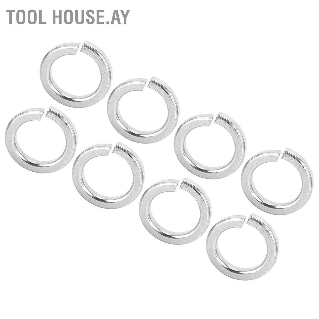 [Tool House.ay] M8 Split Lock Washers 304 อุปกรณ์ฮาร์ดแวร์สแตนเลส 0.5 ...