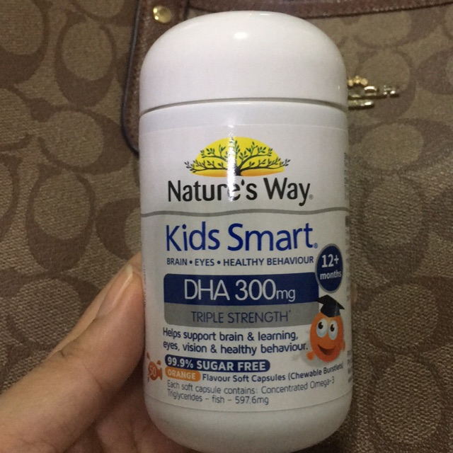 Kids Smart DHA สำหรับเด็กอายุตั้งแต่ 1 ขวบ ยี่ห้อ Nature’s Way จาก ...