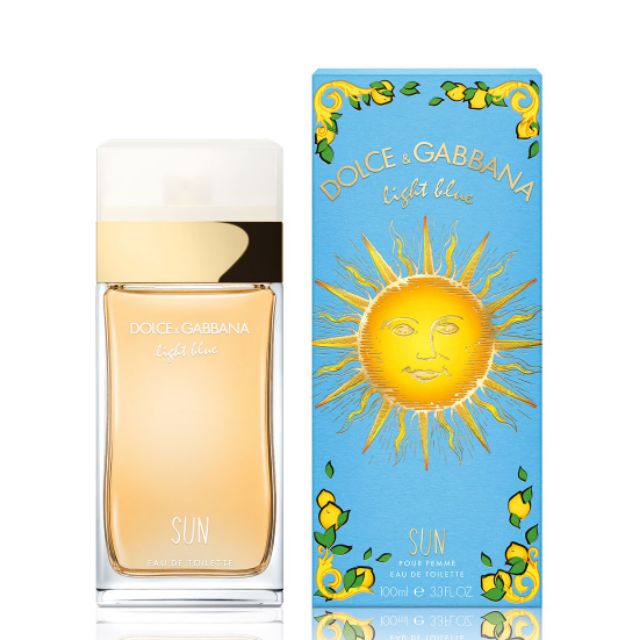 Dolce Gabbana Light Blue Sun EDP 100ml กล่องจริง ซีลค่ะ | Shopee Thailand