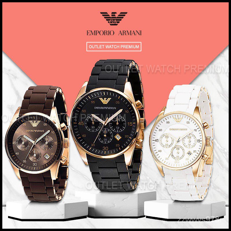 6Ui6 EMPORIO ARMANI รุ่น AR5905 AR5906 AR5920 ของแท้100% WATCH นาฬิกา ...