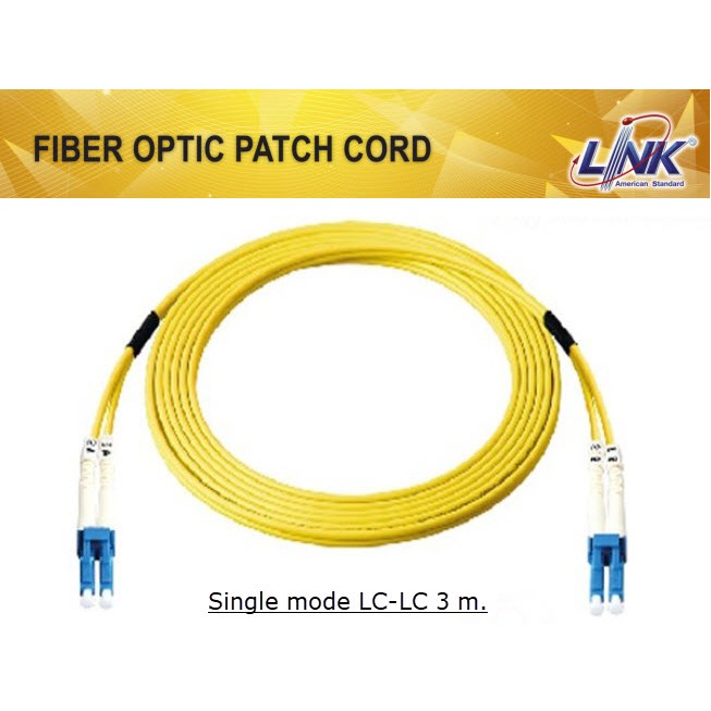 Link LC-LC Optic Patch Cord (OS2), Duplex Single-mode, UFP922D31-03 ...