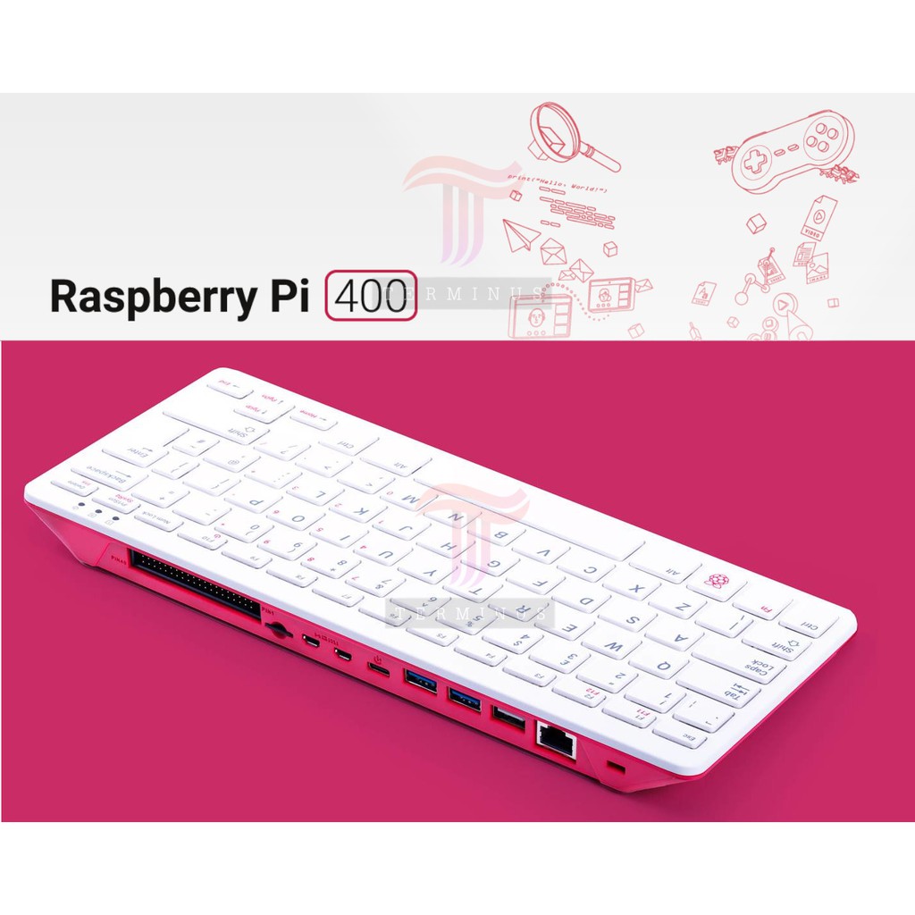 Raspberry Pi 400 (Made in UK) พร้อมจัดส่ง | Shopee Thailand