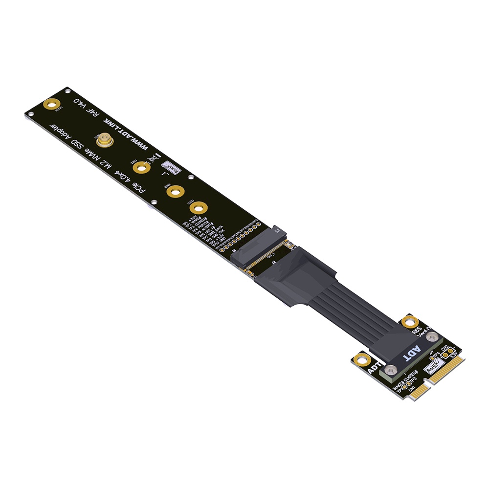 MINI PCIE To M.2 M KEY 4.0 Wireless Network Card Transfer M2 NVME SSD ...