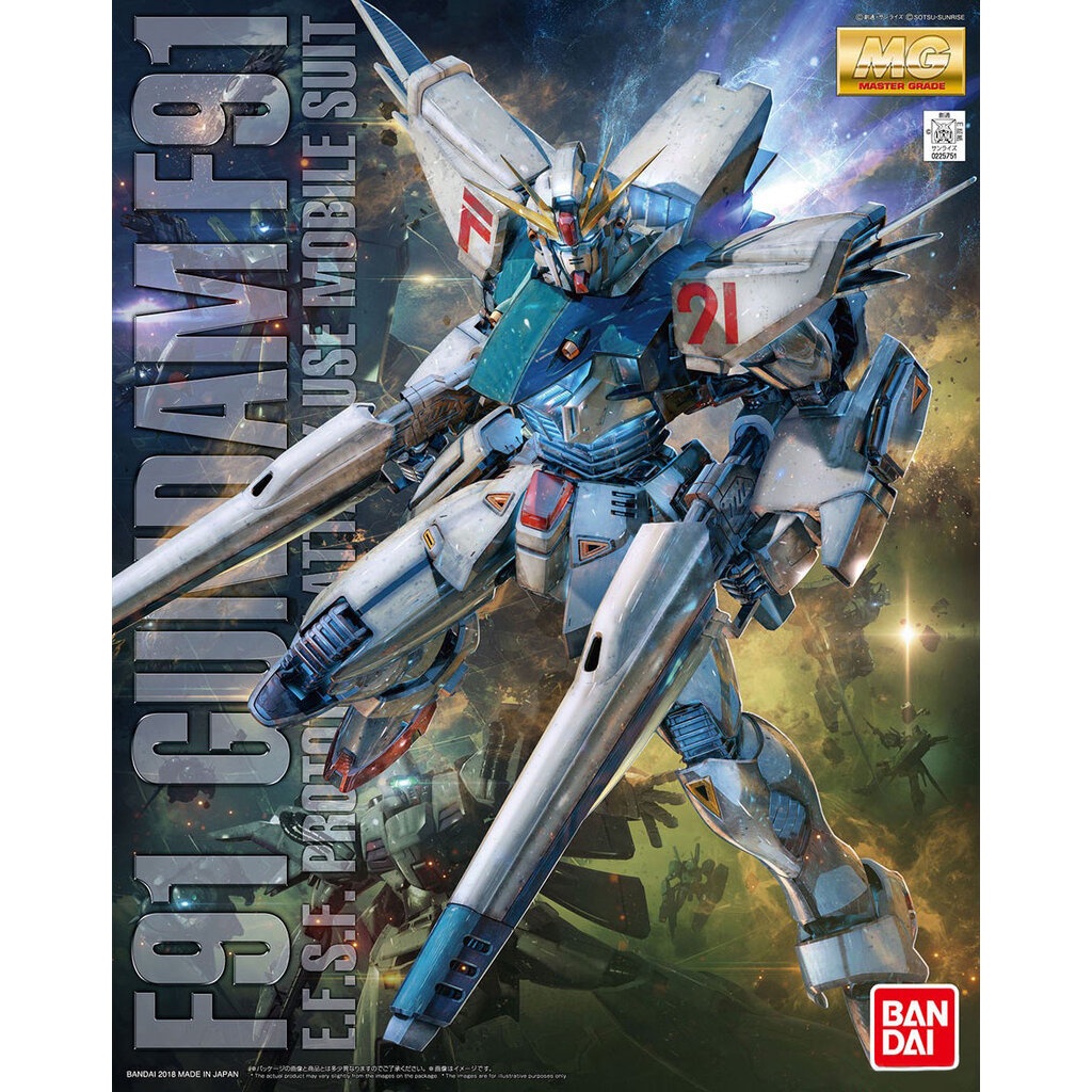 Bandai MG 1/100 GUNDAM F91 Ver.2.0 4573102616128 B2 | Shopee Thailand