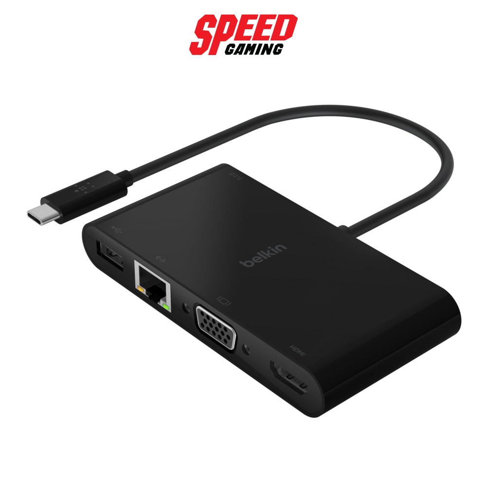 BELKIN-AVC004BTBK 3.1 USB-C 5-in-1 Multimedia + Charge Adapter with ...
