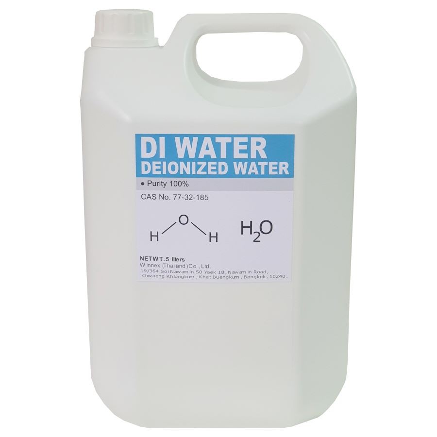 Di Water (Deionized water) ปริมาณ 5 Liters น้ำ Di หรือ น้ำกลั่น ...