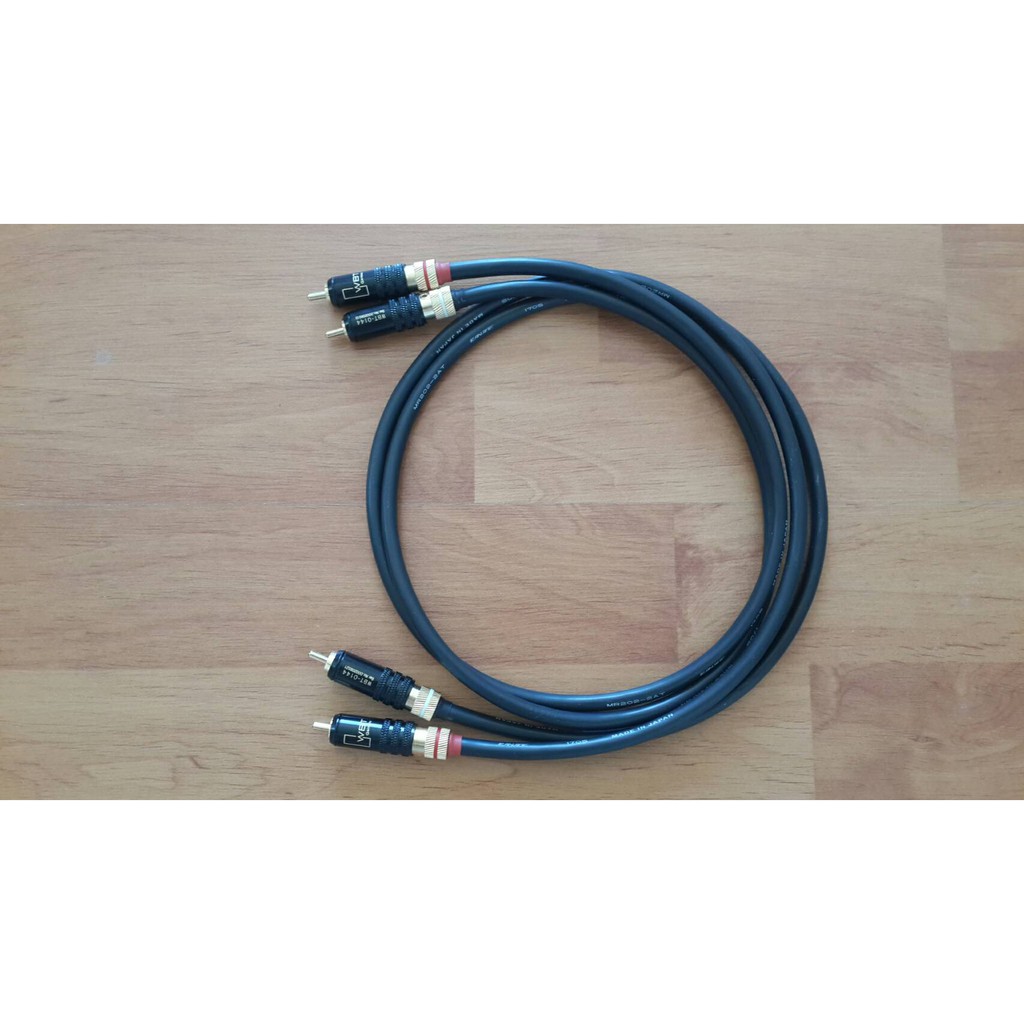 สายสัญญาณ RCA Canare MR202-2AT (MADE IN JAPAN) แจ็ค RCA wbt แบบขันล็อค ...