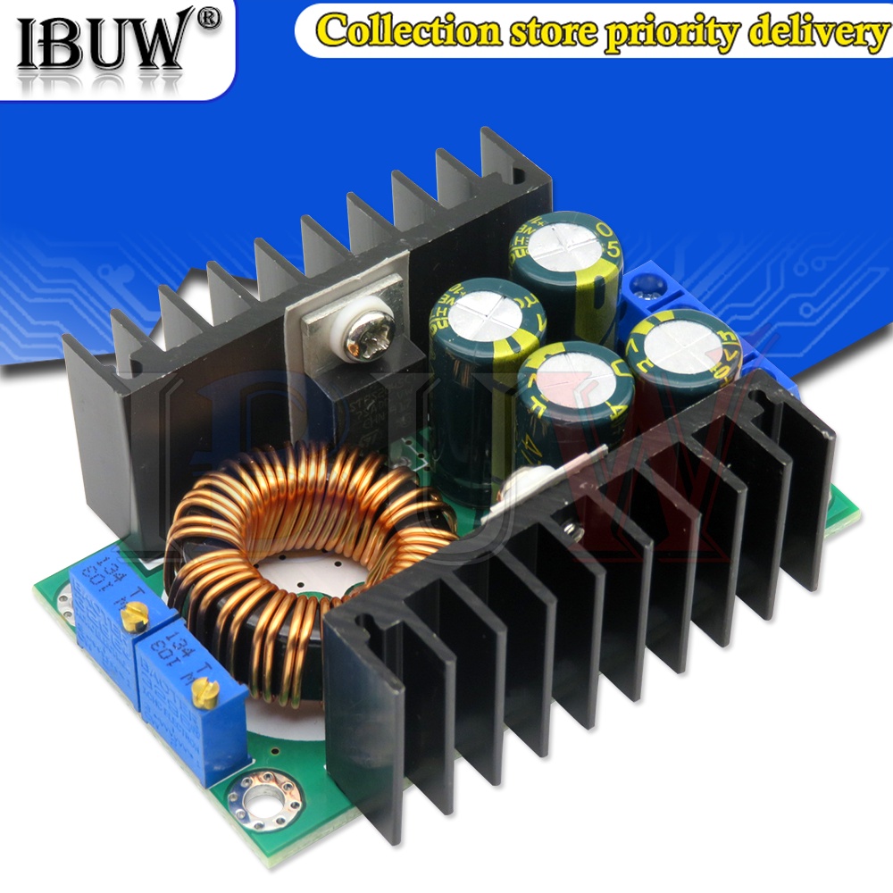 โมดูลพาวเวอร์ซัพพลาย 300W DC-DC DC/CC ปรับได้ 0.2- 9A 5-40V เป็น 1.2-35V สําหรับ Arduino XL4016 ...