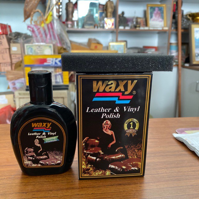 Waxy น้ำยาขัดเงา เบาะรถยนต์ 125มล | Shopee Thailand
