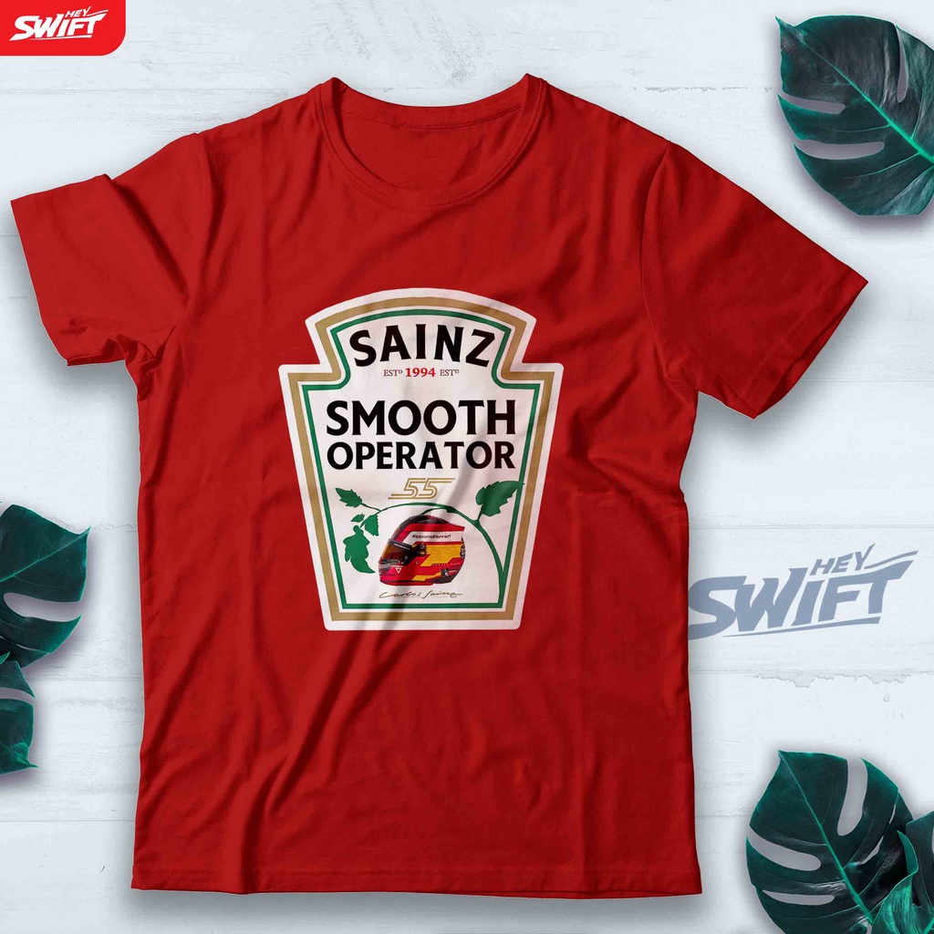 [COD]เสื้อยืด Carlos Sainz Smooth Operator Ferrari F1 DISTRO | Shopee ...