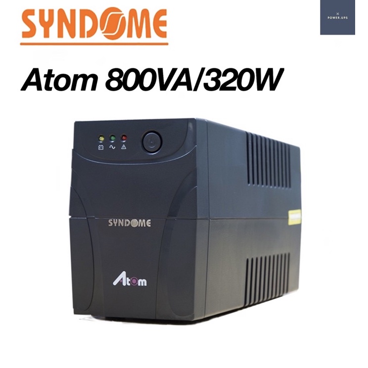 UPS Syndome(มือสอง)Atom-800VA/320wสภาพสวยพร้อมเปลี่ยนแบตใหม่ให้แล้ว ...