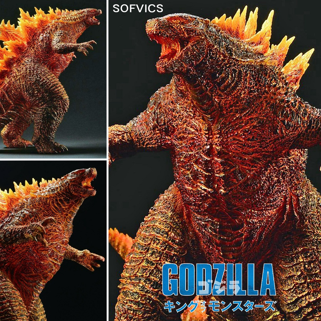 Figure ฟิกเกอร์ Sofvics Godzilla vs Kong ก็อดซิลล่า ปะทะ คอง ซอฟวิค Burning last one สูง 22 cm ...